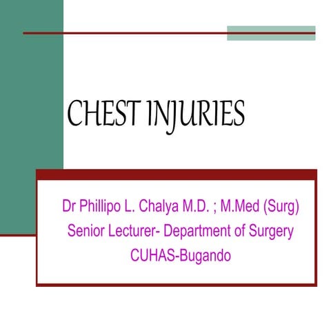 CHEST INJURIES.....ppt