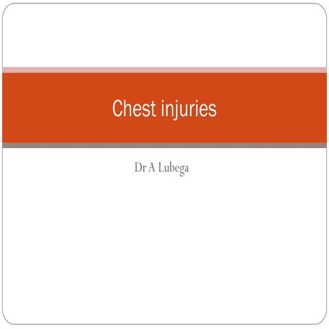 Chest injuries.ppt in surgery rotation 4.2 | PPT
