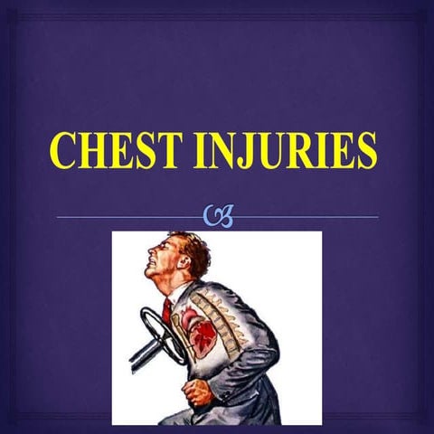 Chest injury | PPTX