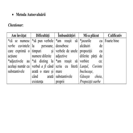 Chestionar | DOC