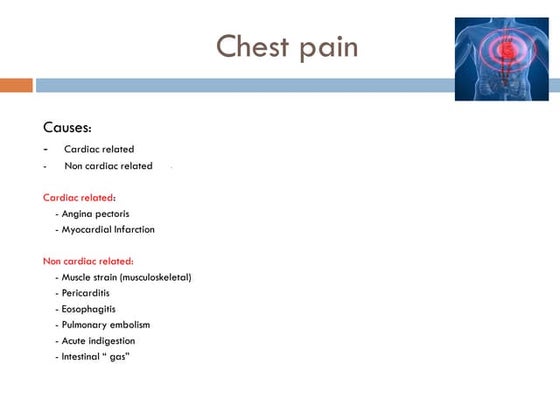 L4.approach to chest pain | PPT