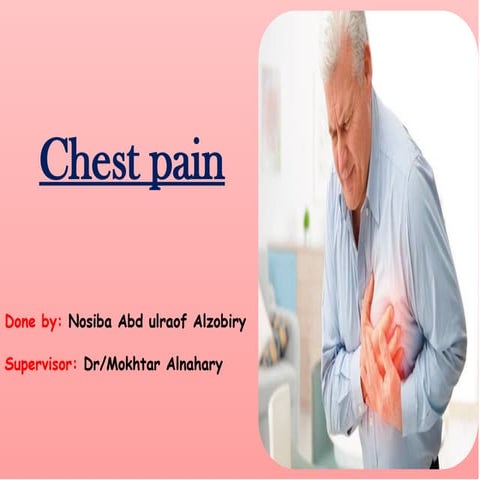 Approach to chest pain | PPTX