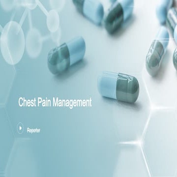 Chest pain approach in emergency department | PPT
