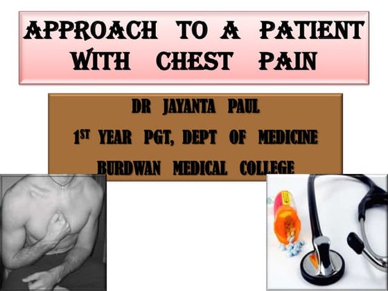 L4.approach to chest pain | PPT