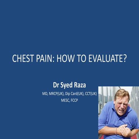 Chest pain presentation | PPT