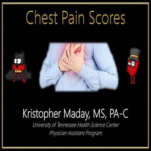 Chest pain scores | PPTX