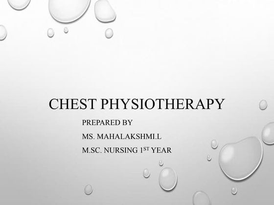 Postural drainage | PPT