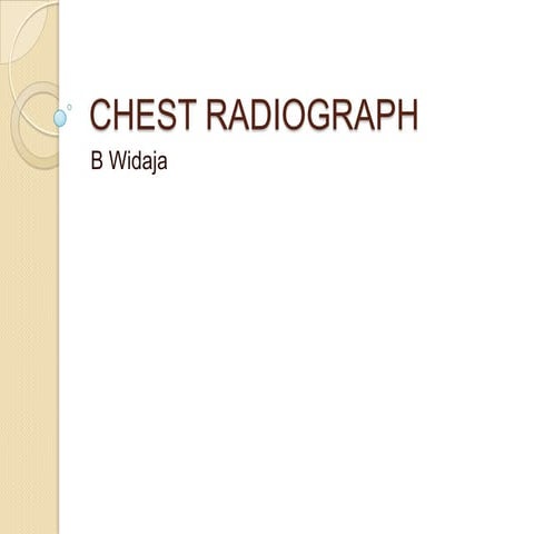 Chest radiography introduction | PPTX | Lung and Respiratory Health ...