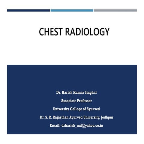Basics of Chest X Ray Reading | PPT