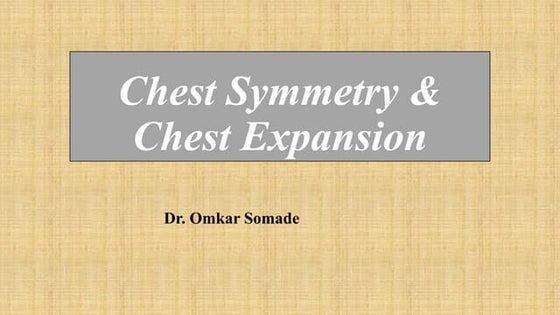 Assessment of Chest Expansion.pptx | Lung and Respiratory Health ...