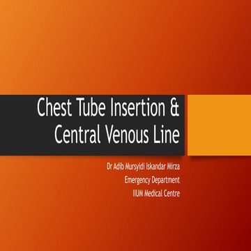 Chest Tube | PDF