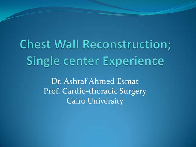 SURGICAL ANATOMY OF THE CHEST WALL | PPTX