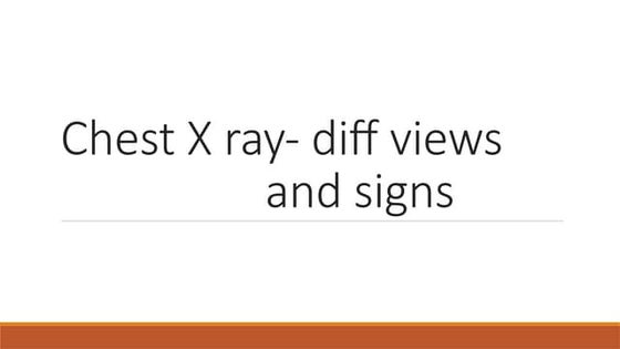 Chest xray -Lateral view radiology basics | PDF