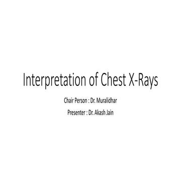 CHEST RADIOGRAPHY - Routine & special radiographs | PPTX