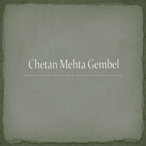 Chetan Mehta | PPTX
