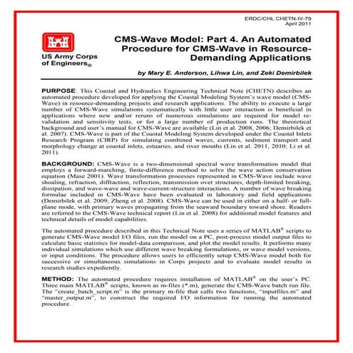 CMS Wave Model | PDF