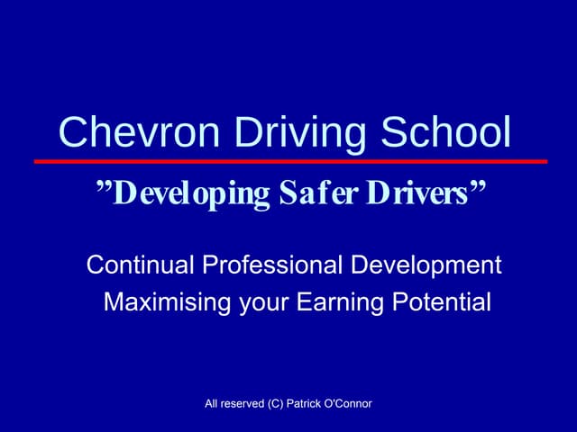 Chevron driving school