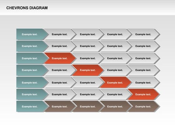 3D Chevron Diagram | PPT