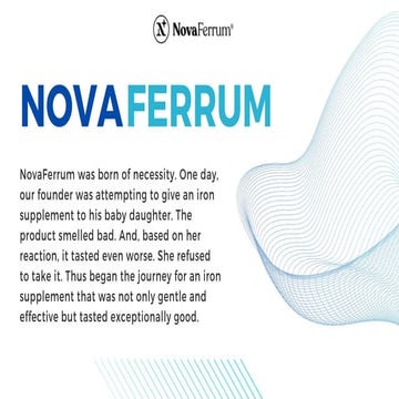 Chewable Iron Tablets For Kids and Adults - Nova Ferrum | PPTX