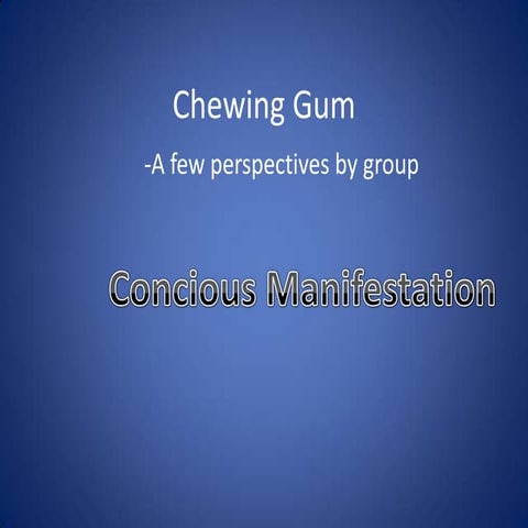Chewing gum | PPT