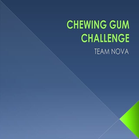 Chewing gum value! | PPTX