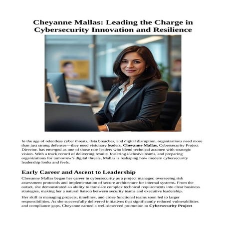 Cheyanne Mallas- Leading the Charge in Cybersecurity Innovation and Resilience.pdf