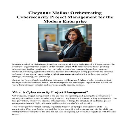 Cheyanne Mallas- Orchestrating Cybersecurity Project Management for the Modern Enterprise.pdf