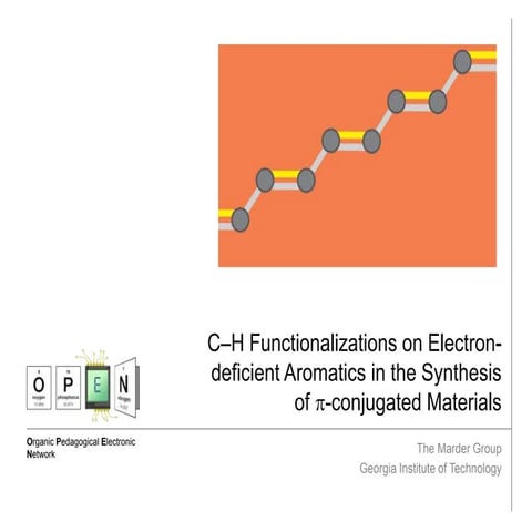 CH Functionalizations on Electron-Deficient Aromatics in the synthesis ...