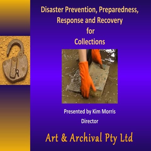 DISASTER RECOVERY IN RECORD MANAGEMENT PROGRAM | PPTX