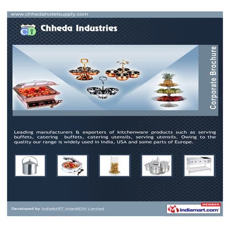 Chheda Industries, Chennai, Double Wall Ice Pail | PDF