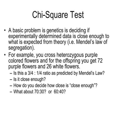 Chi square test | PPT