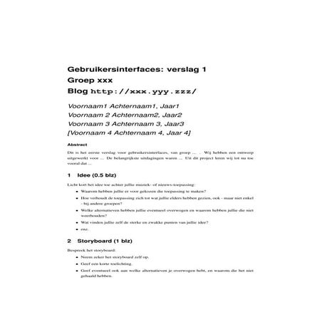 Verslag schrijven | PDF