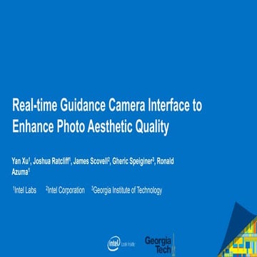 Real-time Camera Interface for Photo Composition | PPTX | Cameras and ...