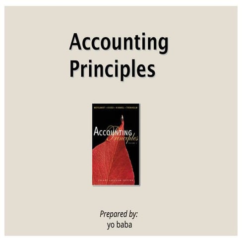 chapter 1 accounting principles GAAP | PPT