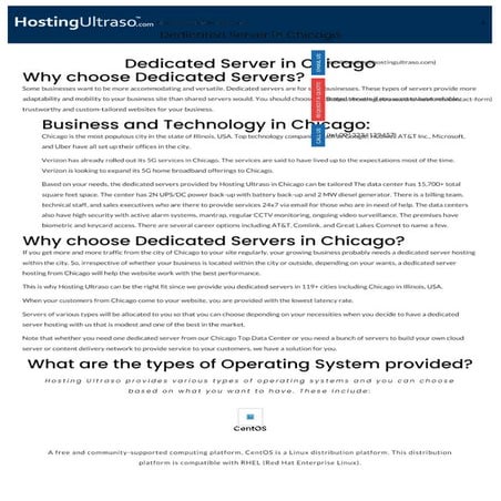Chicago dedicated-servers | PPT