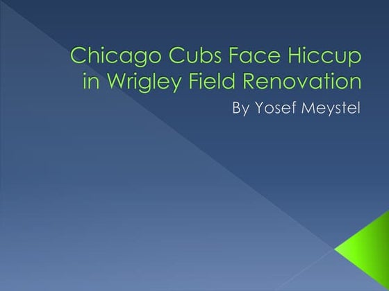 Annotated Biblio - Wrigley Field | DOCX | Baseball | Sports