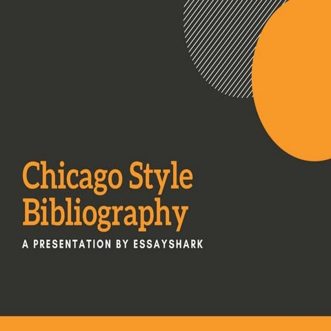 Chicago Formatting Style | PPT