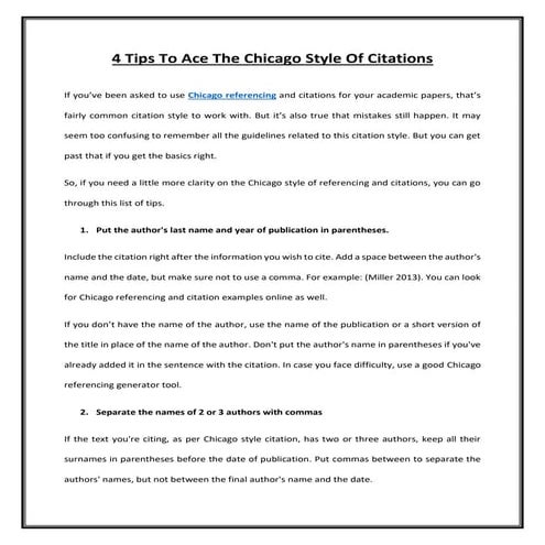Chicago referencing | PDF