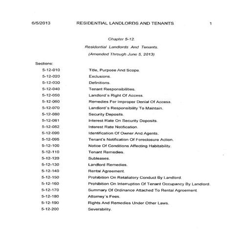 Chicago RLTO Page 1 | PDF