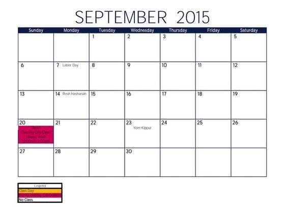 Lessons Schedule 2015-2016 | PDF