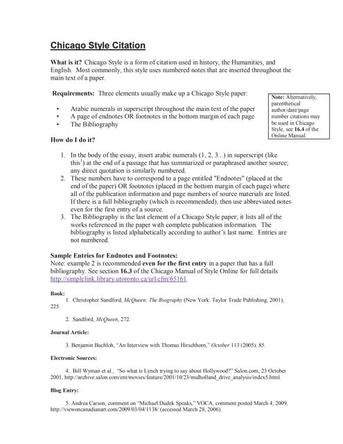 Chicago Manual of Style Sample Paper - Austin Peay State University ...