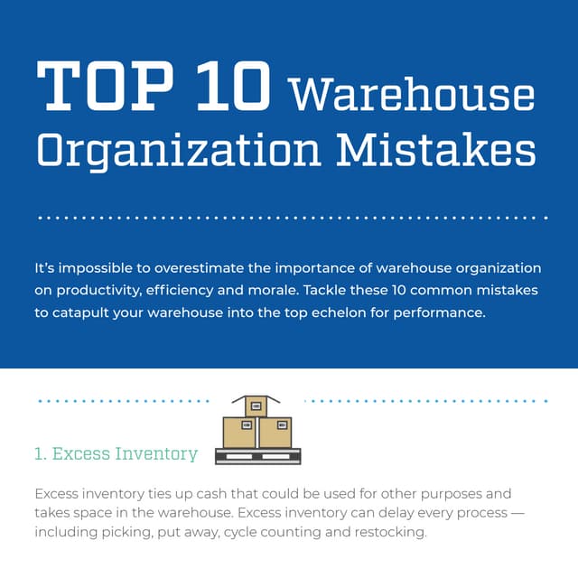 Top 10 Warehouse Organizational Mistakes | PDF