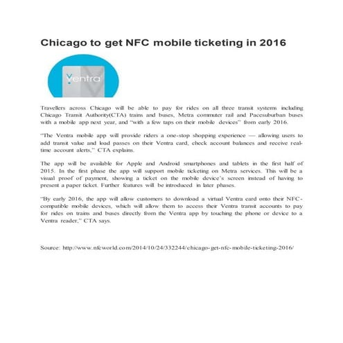 Ticketing System for MTR using QR code and NFC | PPTX