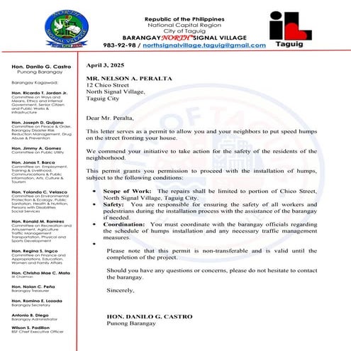 SAMPLE PERMIT FOR HUMPS INSTALLATION.docx