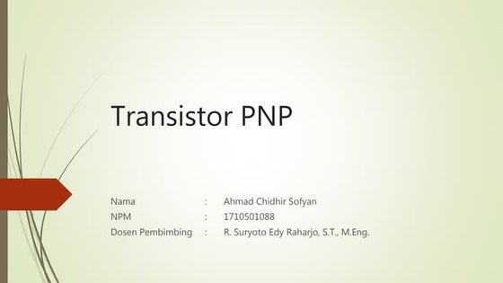 Transistor pnp | PPT