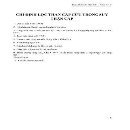 Chi dinh loc than cap cuc trong suy than cap | PDF