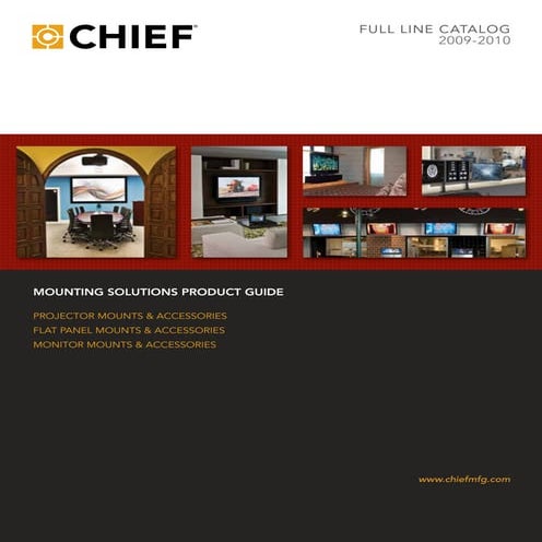 Chief2009-2010 Full Line Product Catalog | PDF