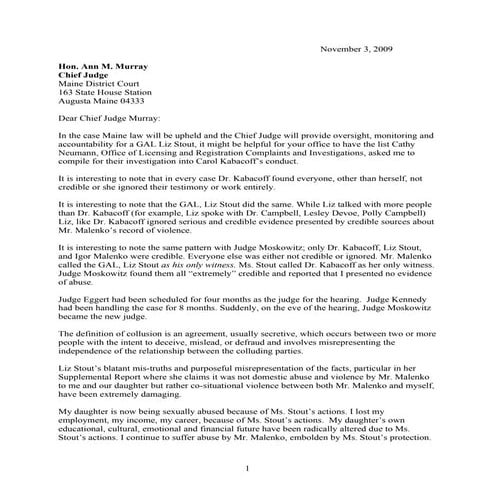 Chief judge letter(1) fourth request | PDF