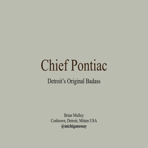 Chief Pontiac | PPT