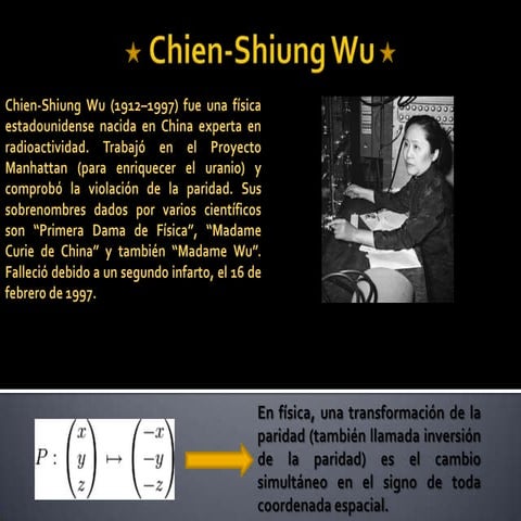 Chien shiung wu | PPTX